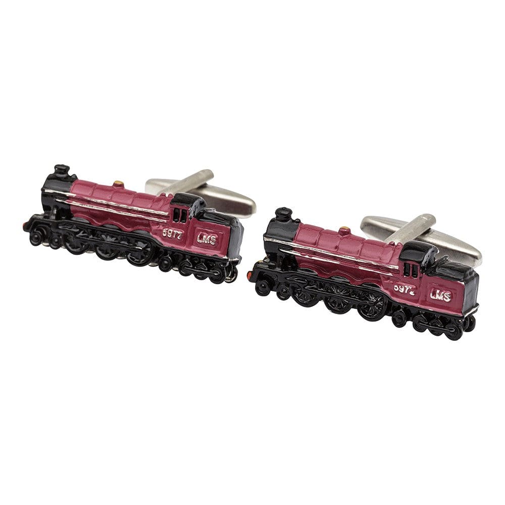 Royal Scot Steam Train Cufflinks | VIntage Train Locomotive Cufflinks