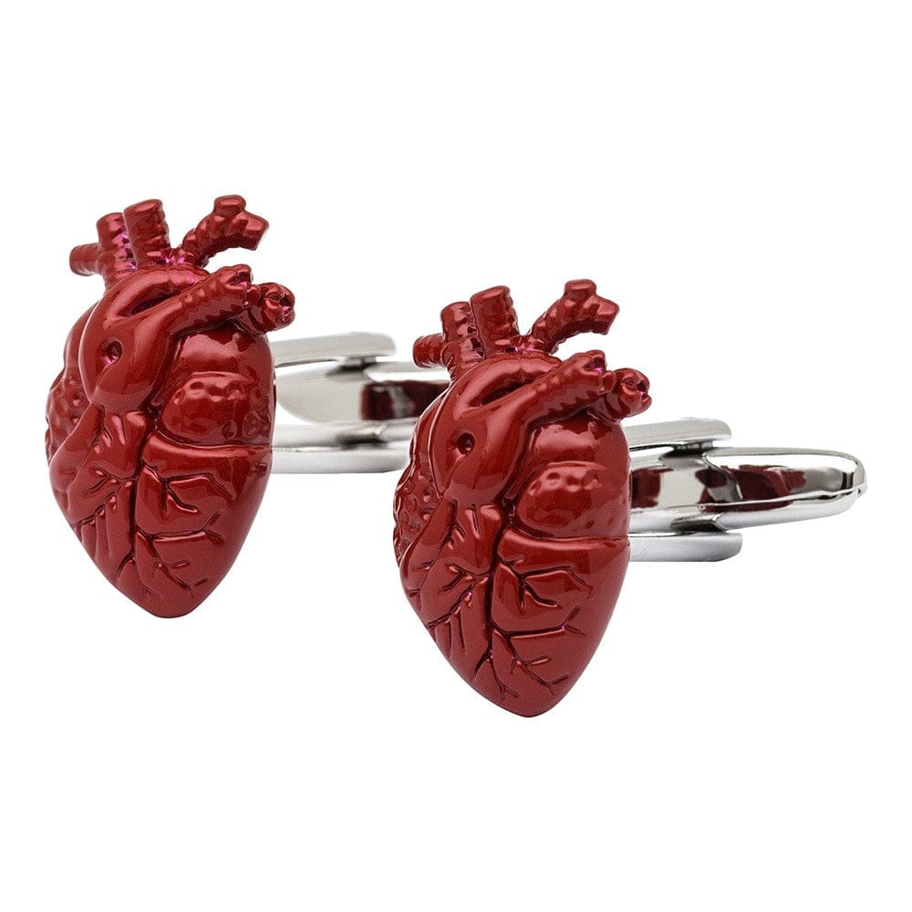 Anatomical Heart Cufflinks | Surgeons Cufflinks | Doctors Cufflinks