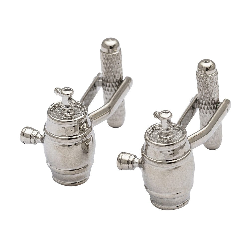 Beer Keg Cufflinks | Beer Cask Cufflinks UK | Beer Barrel Cufflinks UK