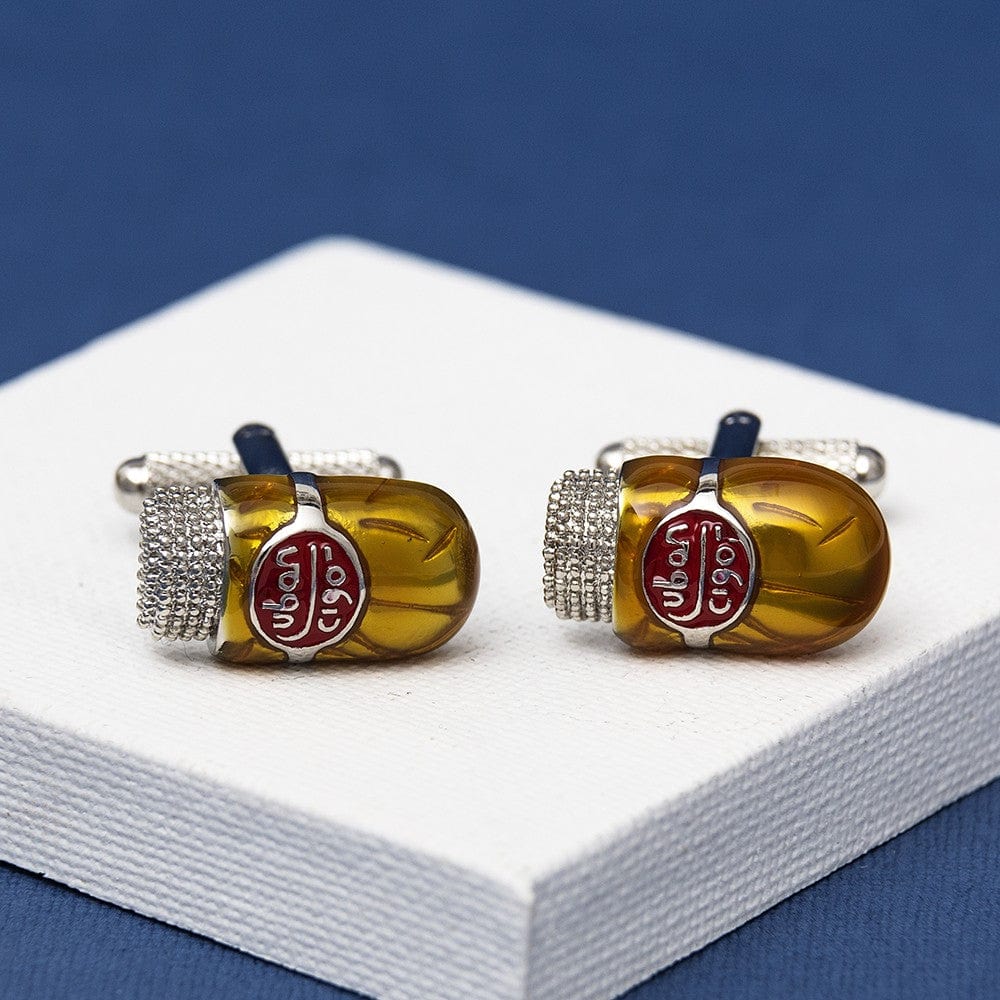 Cuban Cigar Cufflinks | Smoking Cufflinks | Novelty Cufflinks