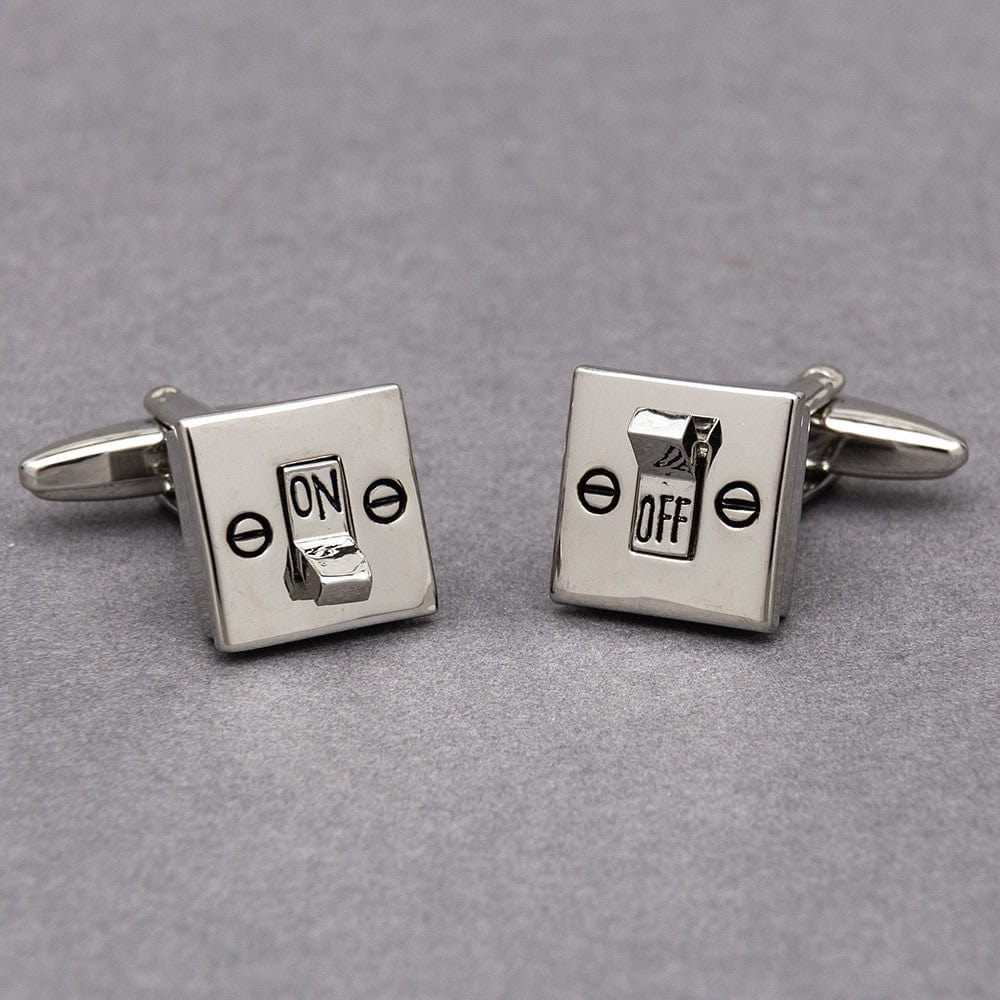 Electric Light Switch Cufflinks | Cufflinks For Electricians