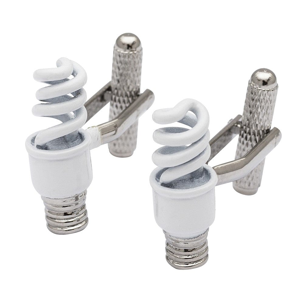Energy Saving Light Bulb Cufflinks
