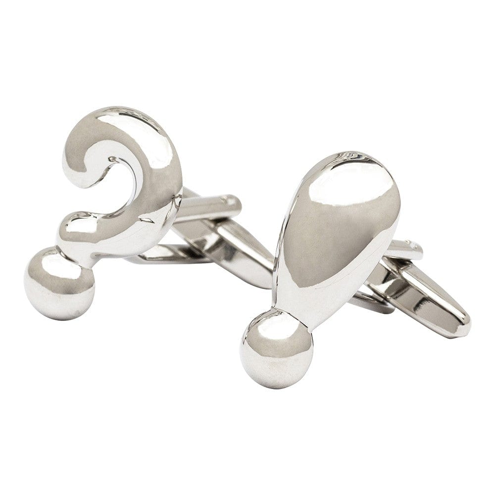 Punctuation Cufflinks | Exclamation Mark Cufflinks | Question Mark ...
