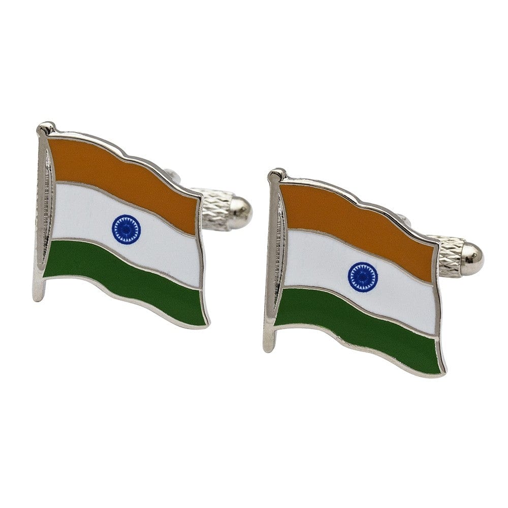Flag of India Cufflinks | Indian Flag Cufflins | India Flag Cufflinks
