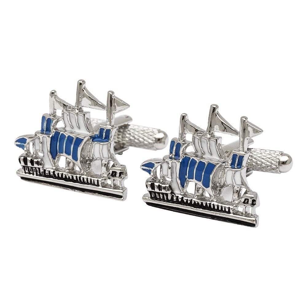 Vintage Galleon Sailing Ship Cufflinks | Tall Ships Nautical Cufflinks