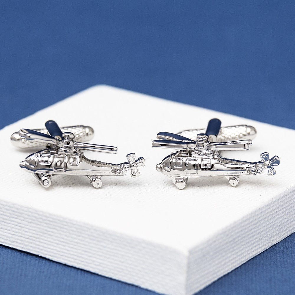 Helicopter Cufflinks | Chopper Cufflinks | Aviation Cufflinks