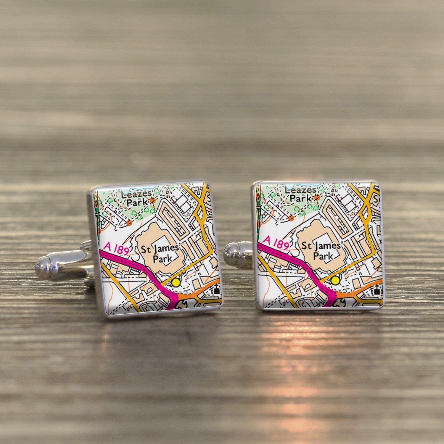 Newcastle Football Ground Cufflinks | St James Park Stadium Cufflinks