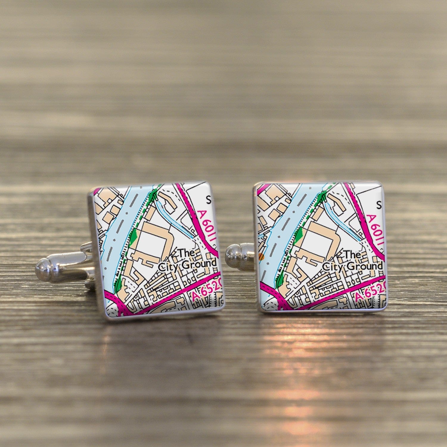 Nottingham Forest Football Cufflinks | City Ground Stadium Cufflinks