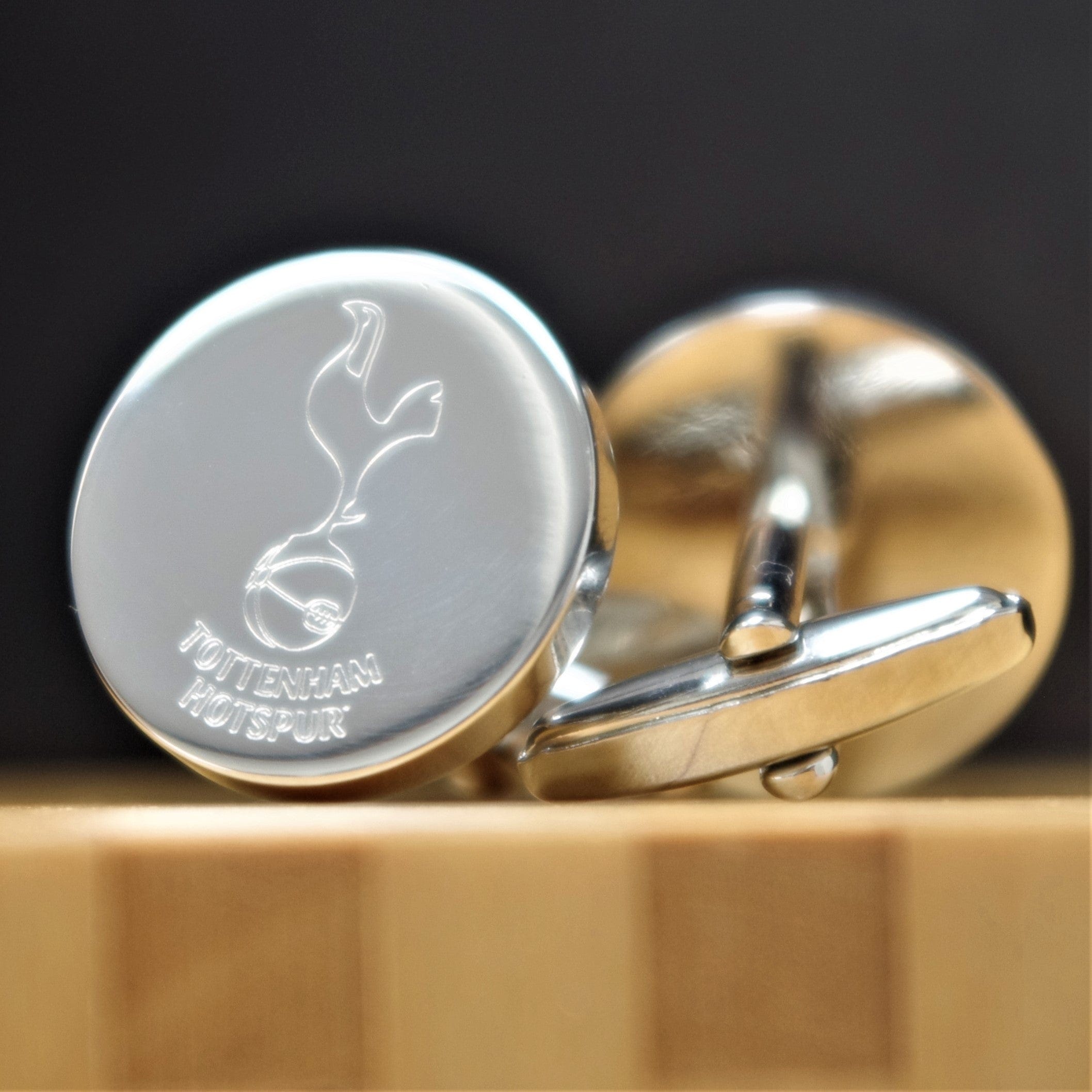Round Cufflinks Engraved With Any Design