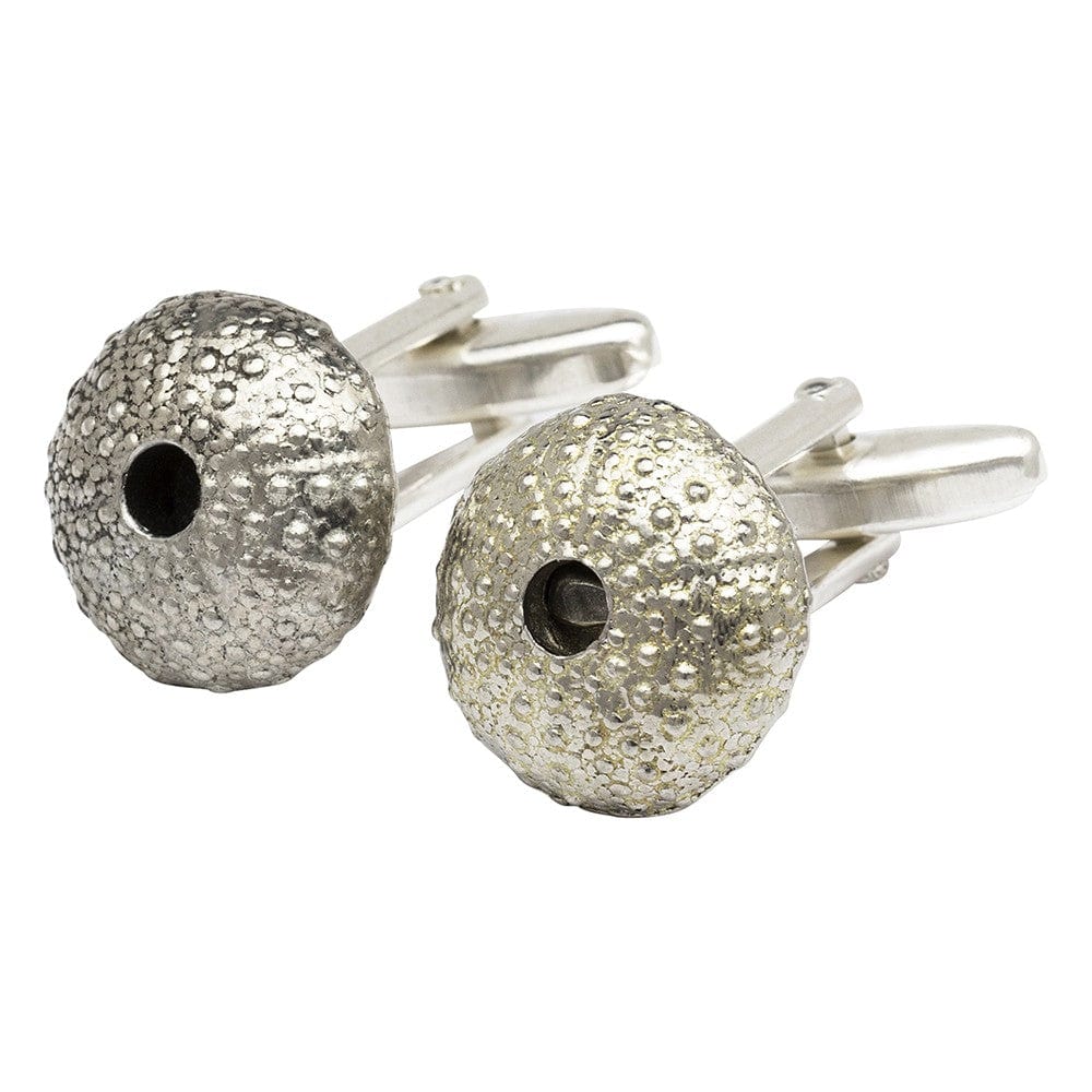 Pewter Sea Urchin Cufflink | Fish Cufflinks | Animal Cufflinks