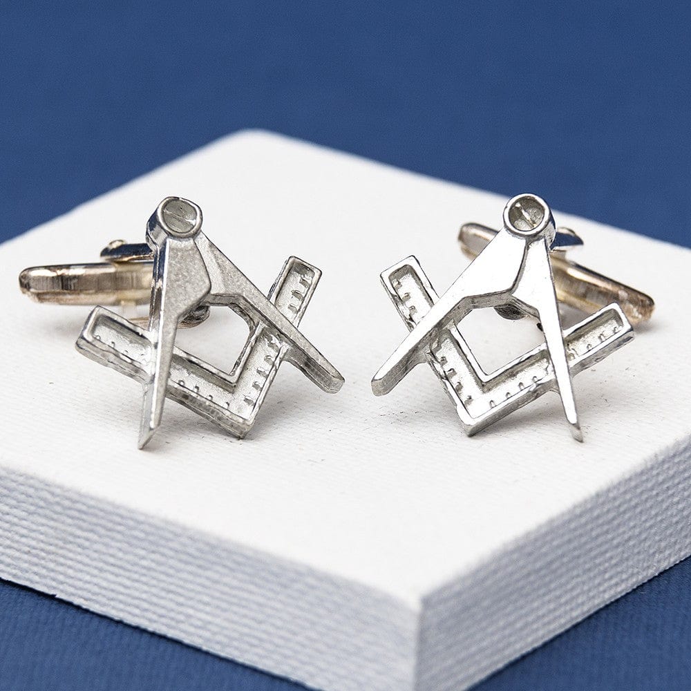 Pewter Masonic Cufflinks | Cufflinks For Masons | Unusual Cufflinks
