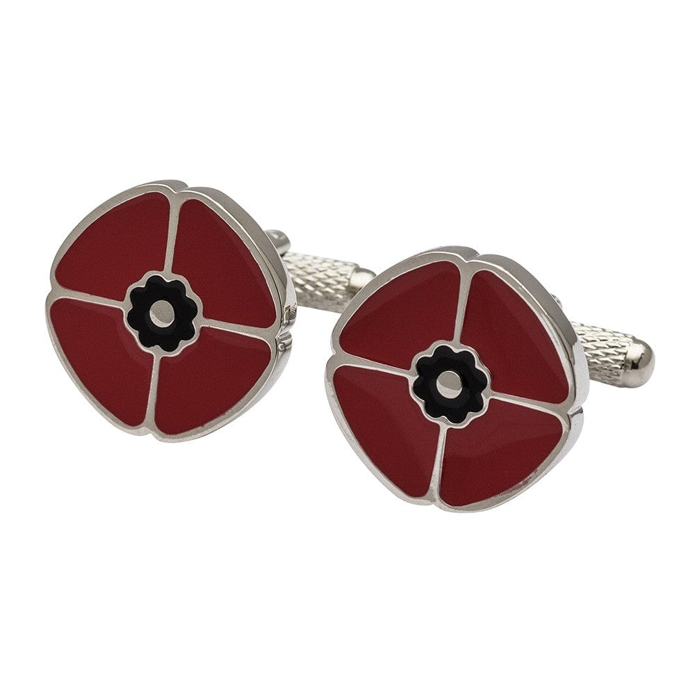 Poppy Cufflinks - Remembrance Day