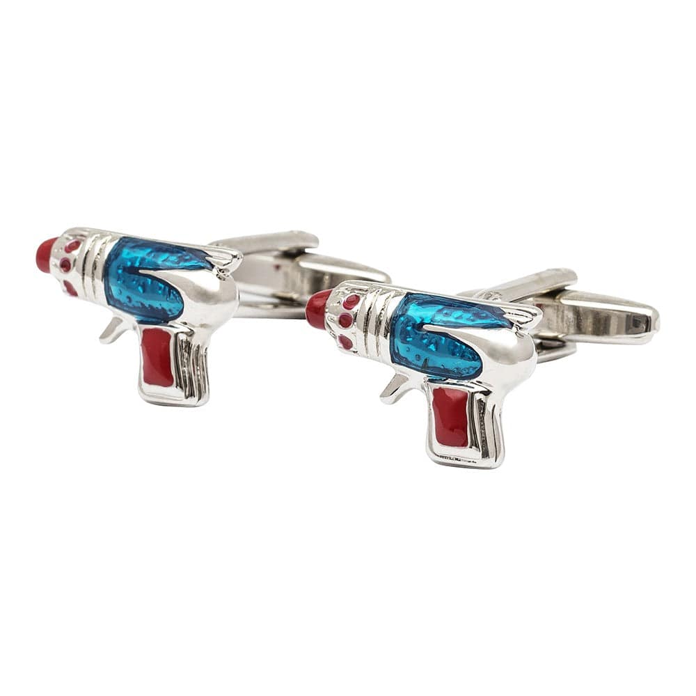 Sci-Fi Ray Gun Cufflinks | Retro Cufflinks | Weapon Cufflinks