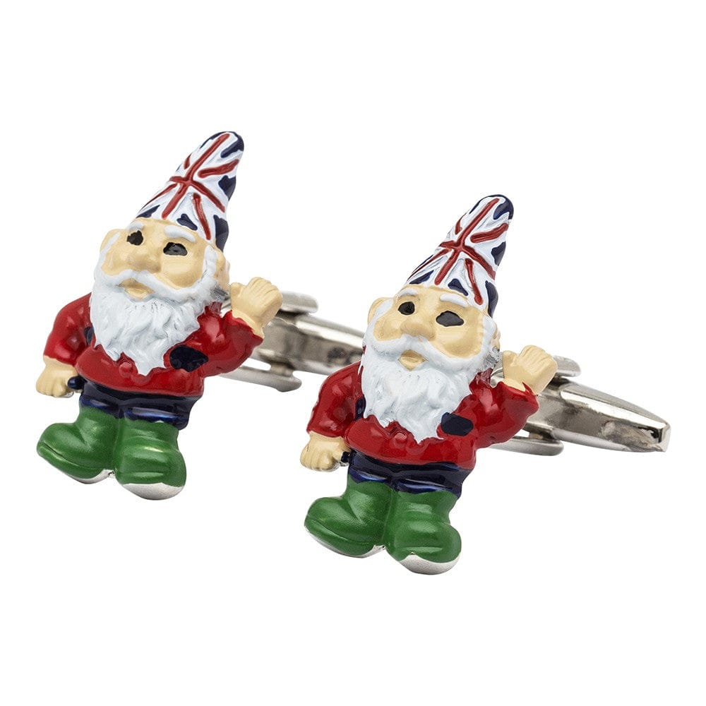 British Garden Gnome Cufflinks