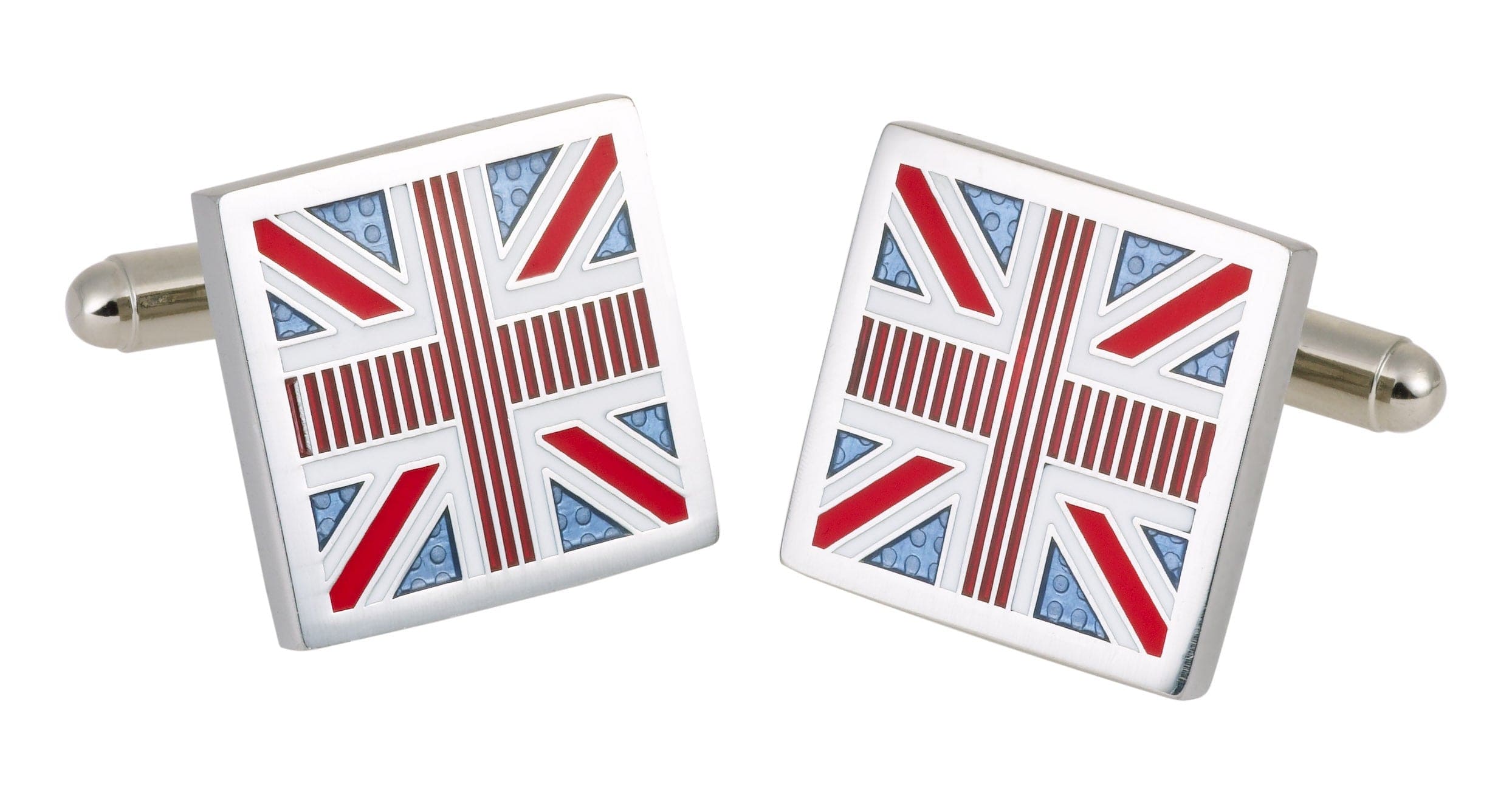 Square Union Jack Flag Cufflinks | British Cufflinks | UK Flag Cufflinks